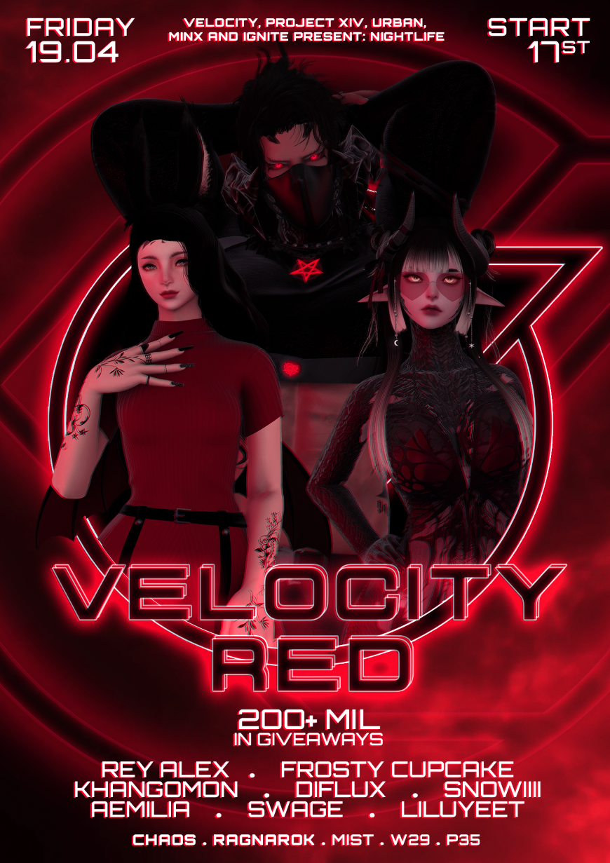 𝗩𝗲𝗹𝗼𝗰𝗶𝘁𝘆 𝗥𝗲𝗱: 𝙉𝙞𝙜𝙝𝙩𝙡𝙞𝙛𝙚 𝘾𝙤𝙡𝙡𝙖𝙗𝙤𝙧𝙖𝙩𝙞𝙤𝙣 | 𝖵𝖾𝗅𝗈𝖼𝗂𝗍𝗒 | 𝖯𝖷𝖨𝖵 | 𝖴𝗋𝖻𝖺𝗇 | 𝖢𝗅𝗎𝖻 ...